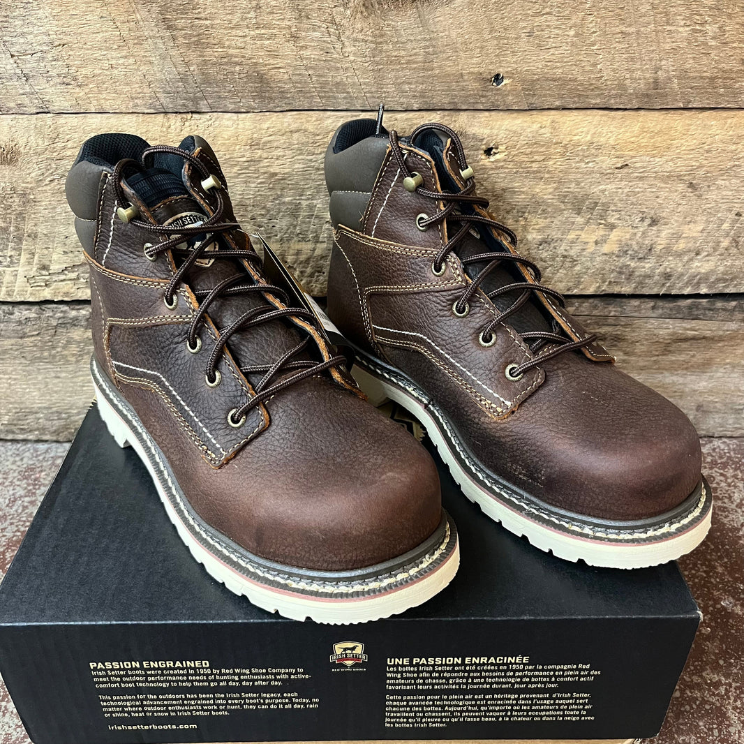 Men's Steel Composite Safety Toe Work Farm Ranch Boots Shoes Footwear ...
