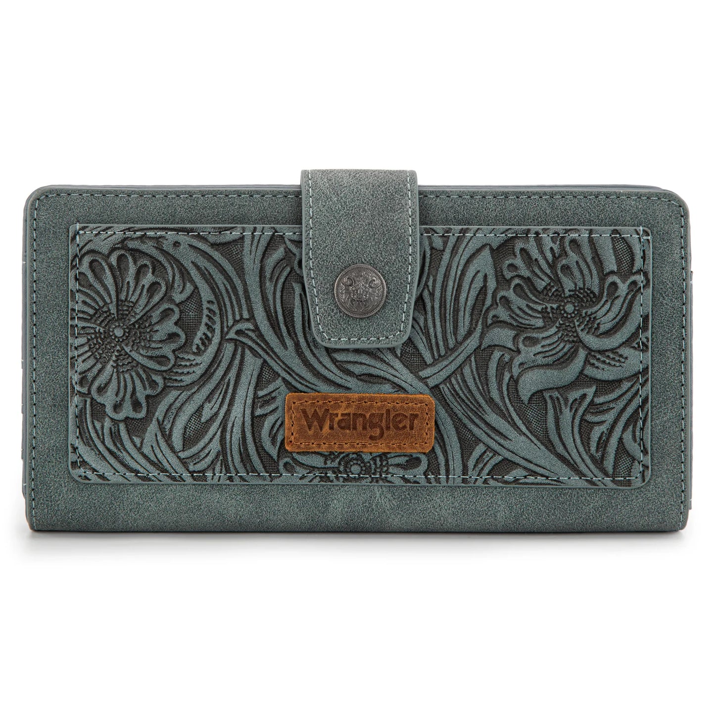 Wrangler Western Floral Tooled RFID Wallet – Burdge Boots